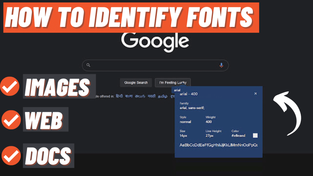 How To Identify Fonts From Images, Websites And Documents (3 Simple ...