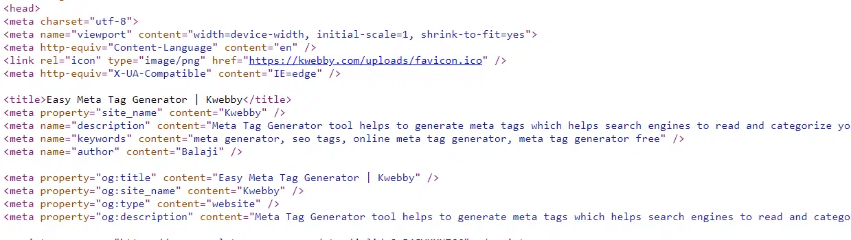 9 Most Important Meta Tags You Need To Know For SEO | Kwebby