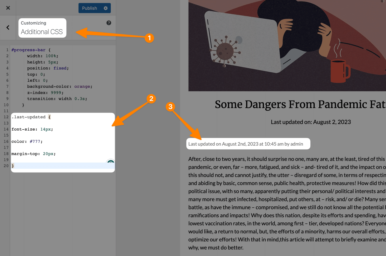 How To Show ‘Last Updated’ Dates In WordPress (3 Easy Methods) | Kwebby