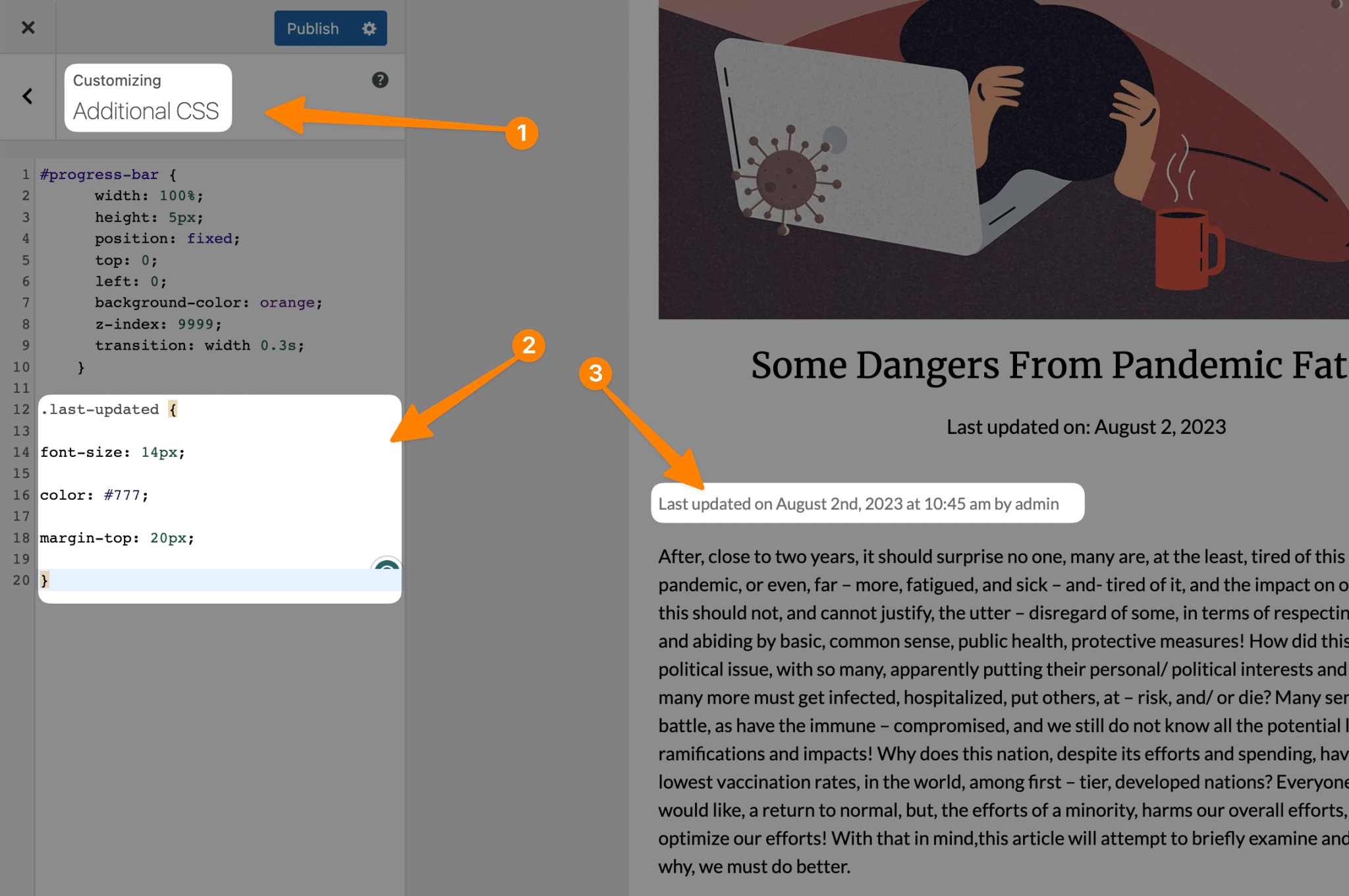 How To Show ‘Last Updated’ Dates In WordPress (3 Easy Methods) | Kwebby