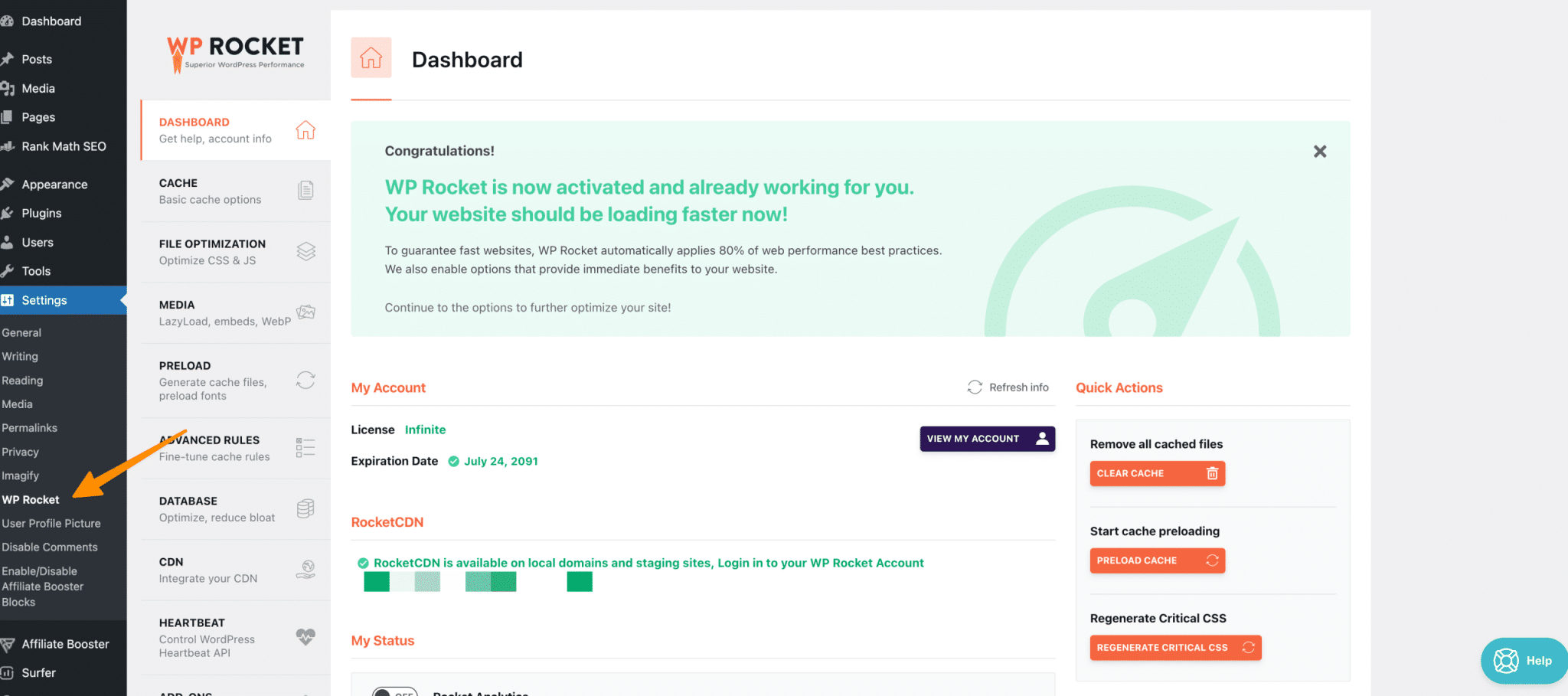 WPRocket Review 2025 – Load Sites Faster With WP Rocket! | Kwebby