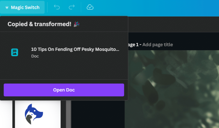 How To Use Canva Magic Switch? (3 Badass Tools!) | Kwebby