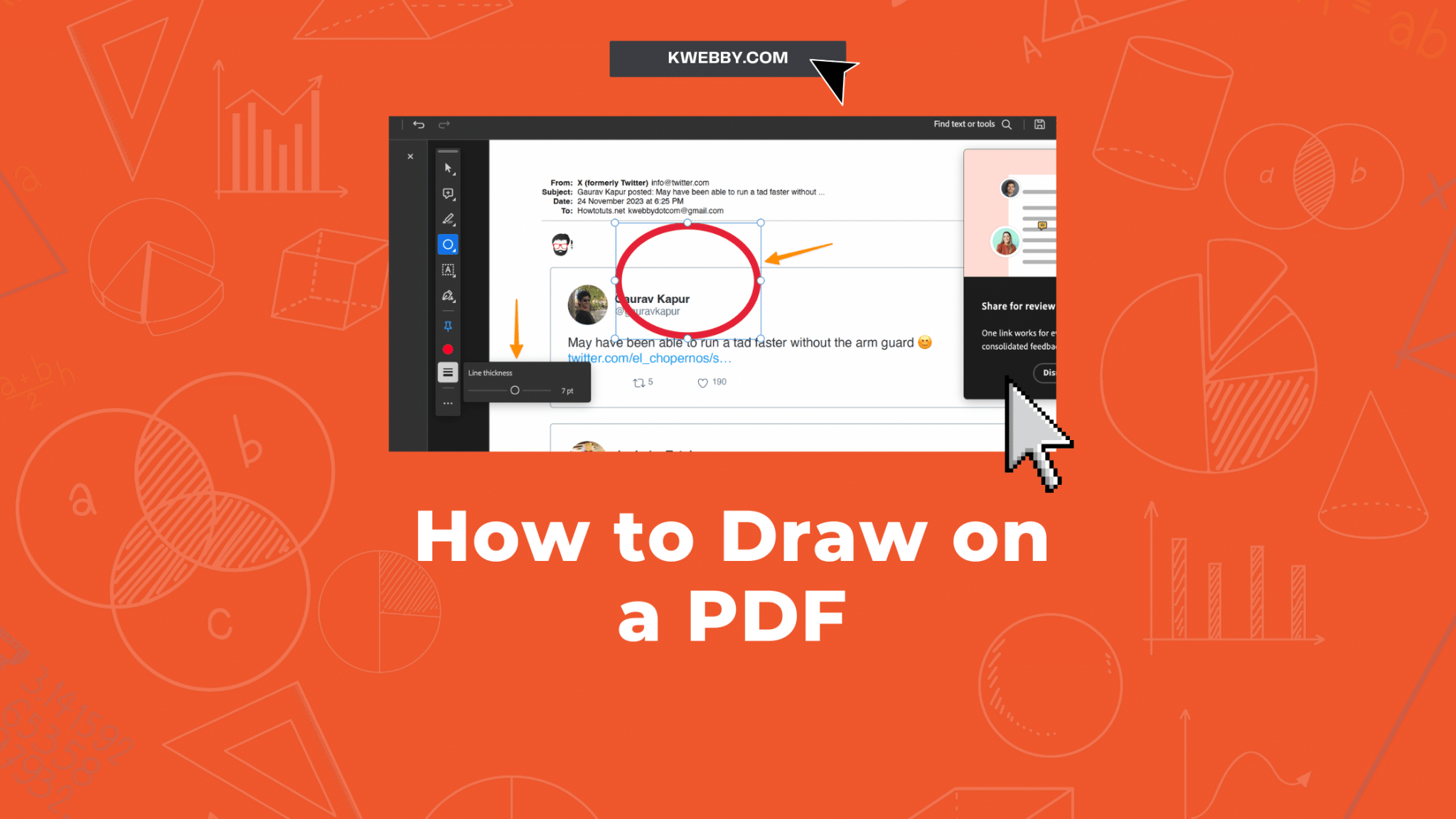 How To Draw On A PDF (For All Devices) | Kwebby