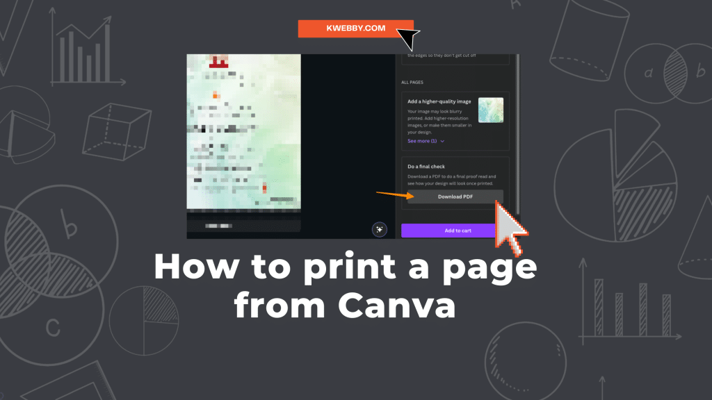How To Print A Page From Canva Design (2 Easy Method) | Kwebby