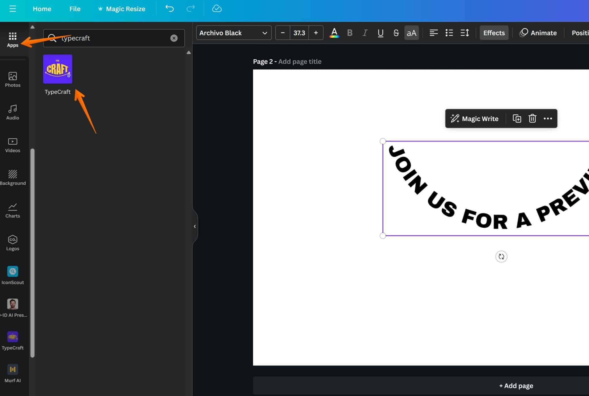 How To Curve Text In Canva (4 Methods) | Kwebby