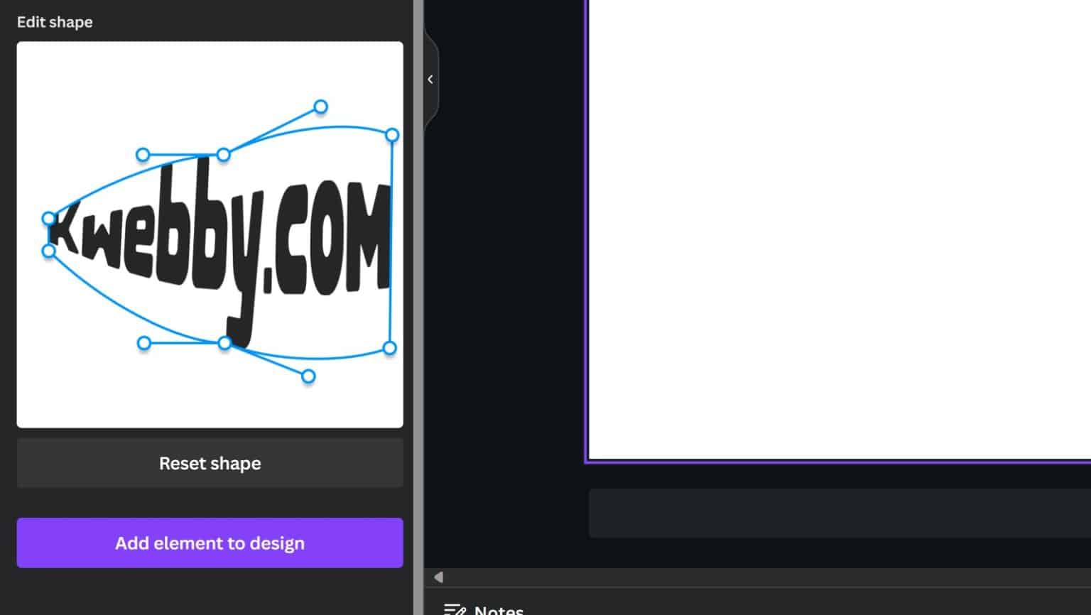 How To Curve Text In Canva (4 Methods) | Kwebby