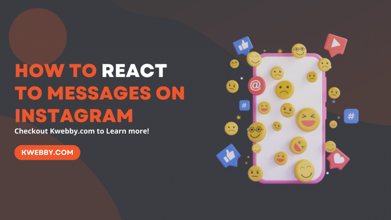 How To React To Messages On Instagram (PC And App) | Kwebby