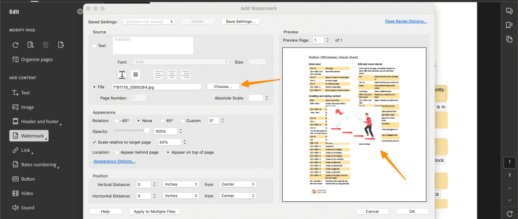 How To Add Watermark To PDF (3 Easy Ways) | Kwebby