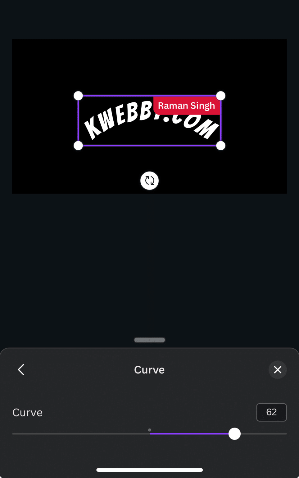 How To Curve Text In Canva (4 Methods) | Kwebby