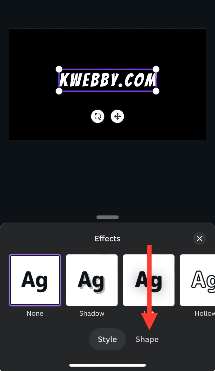 How To Curve Text In Canva (4 Methods) | Kwebby