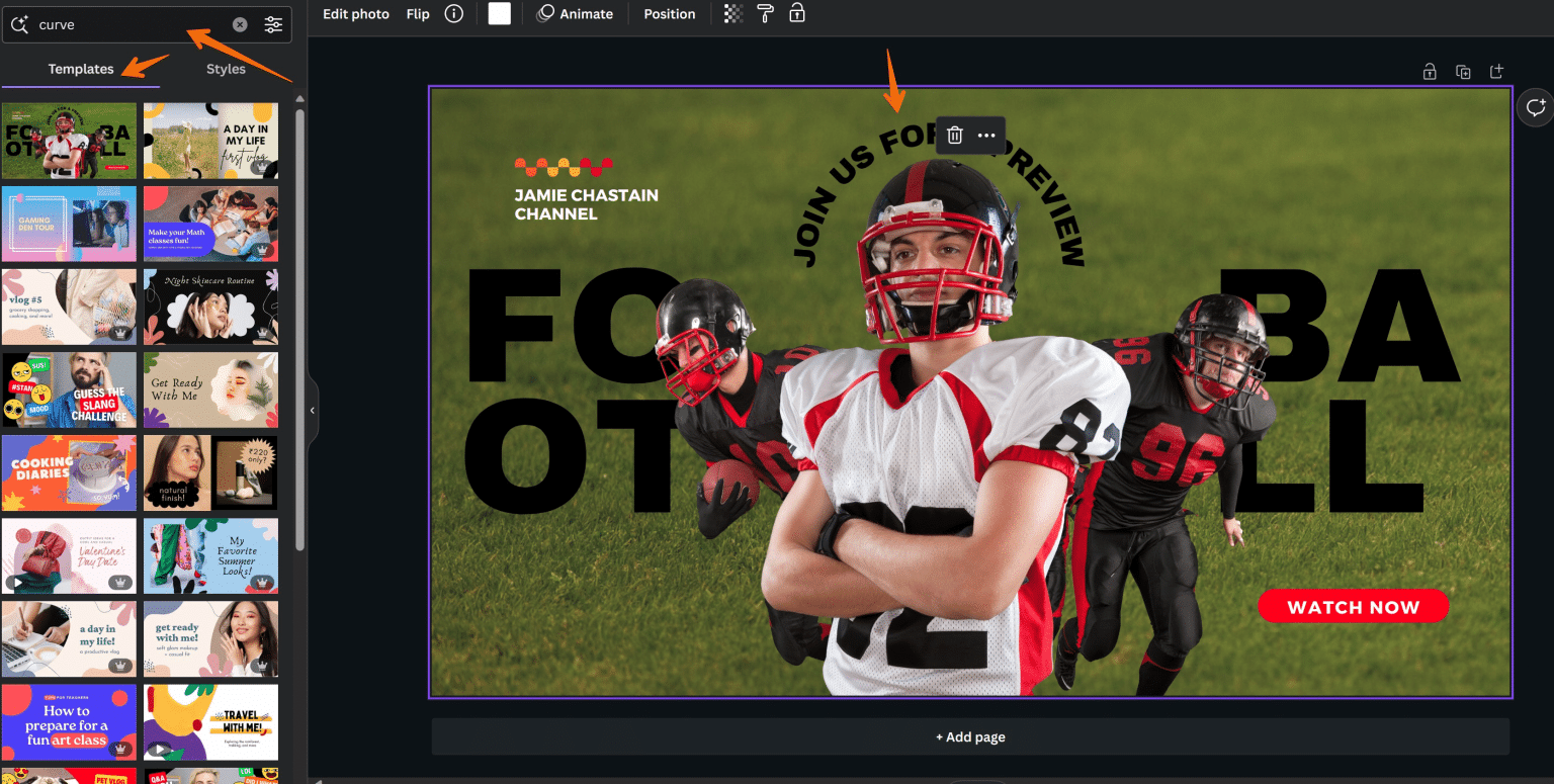 How To Curve Text In Canva (4 Methods) | Kwebby