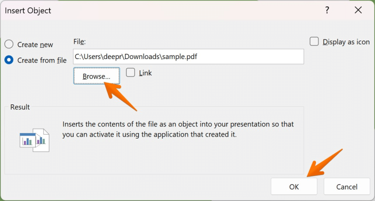 How To Insert PDF Into PowerPoint (4 Methods) | Kwebby