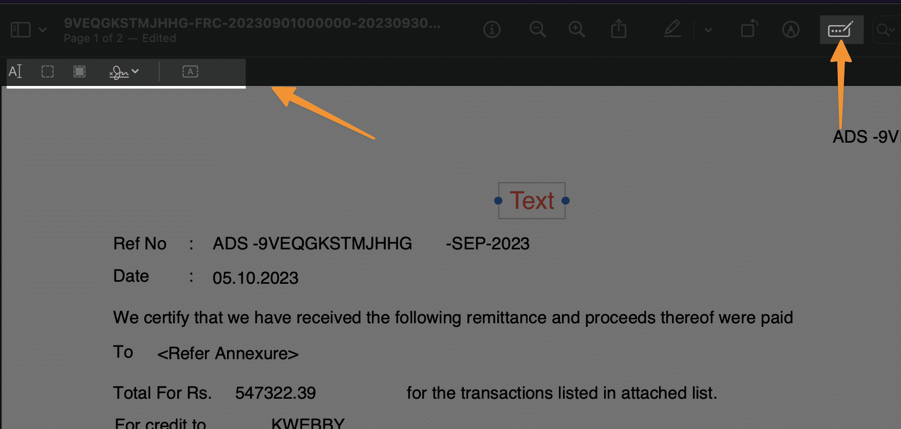How To Write, Add Text On PDF On A MAC | Kwebby