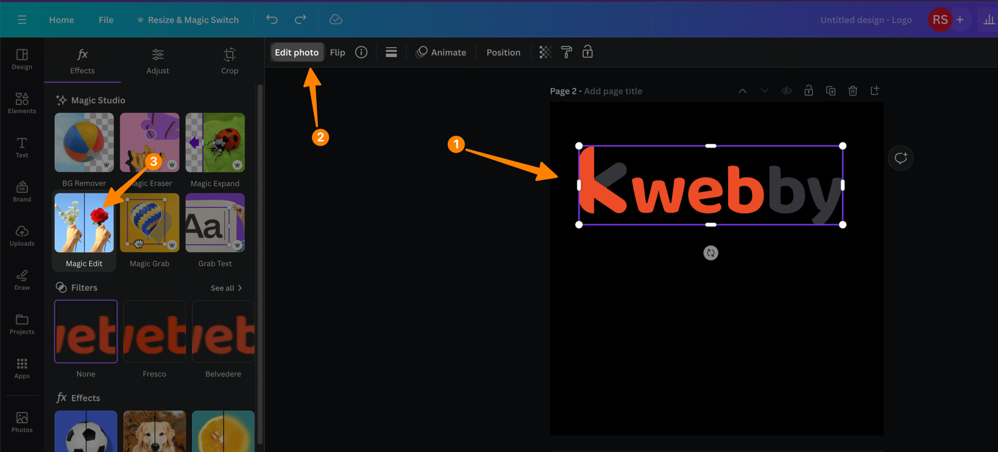How To Change The Color Of The Logo In Canva (Or Any Image) | Kwebby