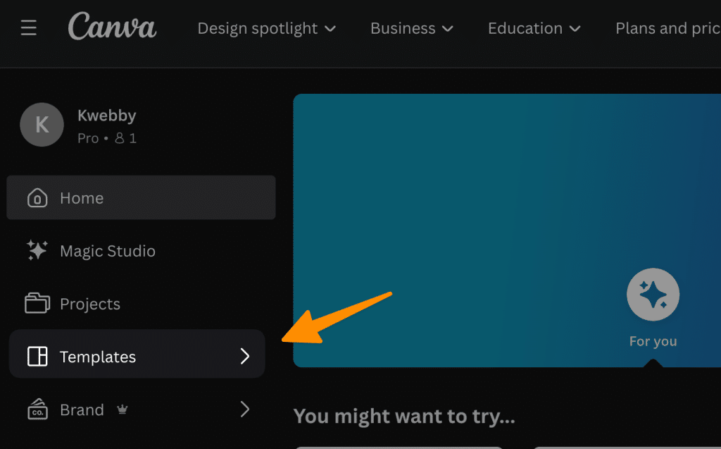 How To Find Starred Templates On Canva (3 Ways) | Kwebby