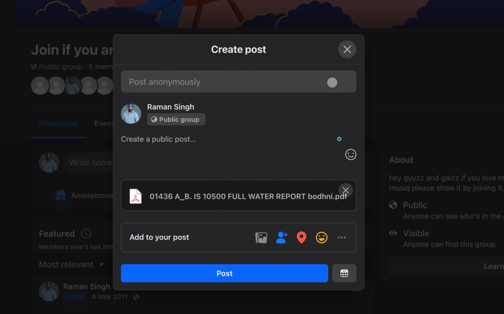 How To Post A PDF On Facebook (Page, Groups, Profile) | Kwebby