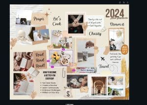 How To Make A Vision Board On Canva (2 Quick Ways) | Kwebby