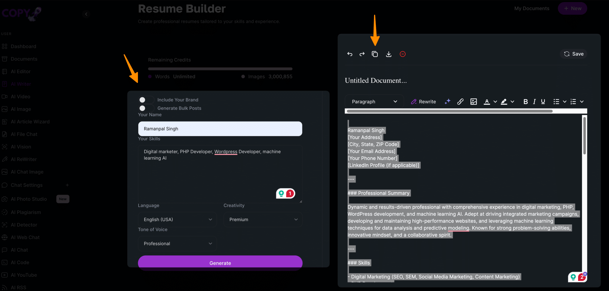 How To Create A Resume In Canva With AI (Step-by-step Guide) | Kwebby