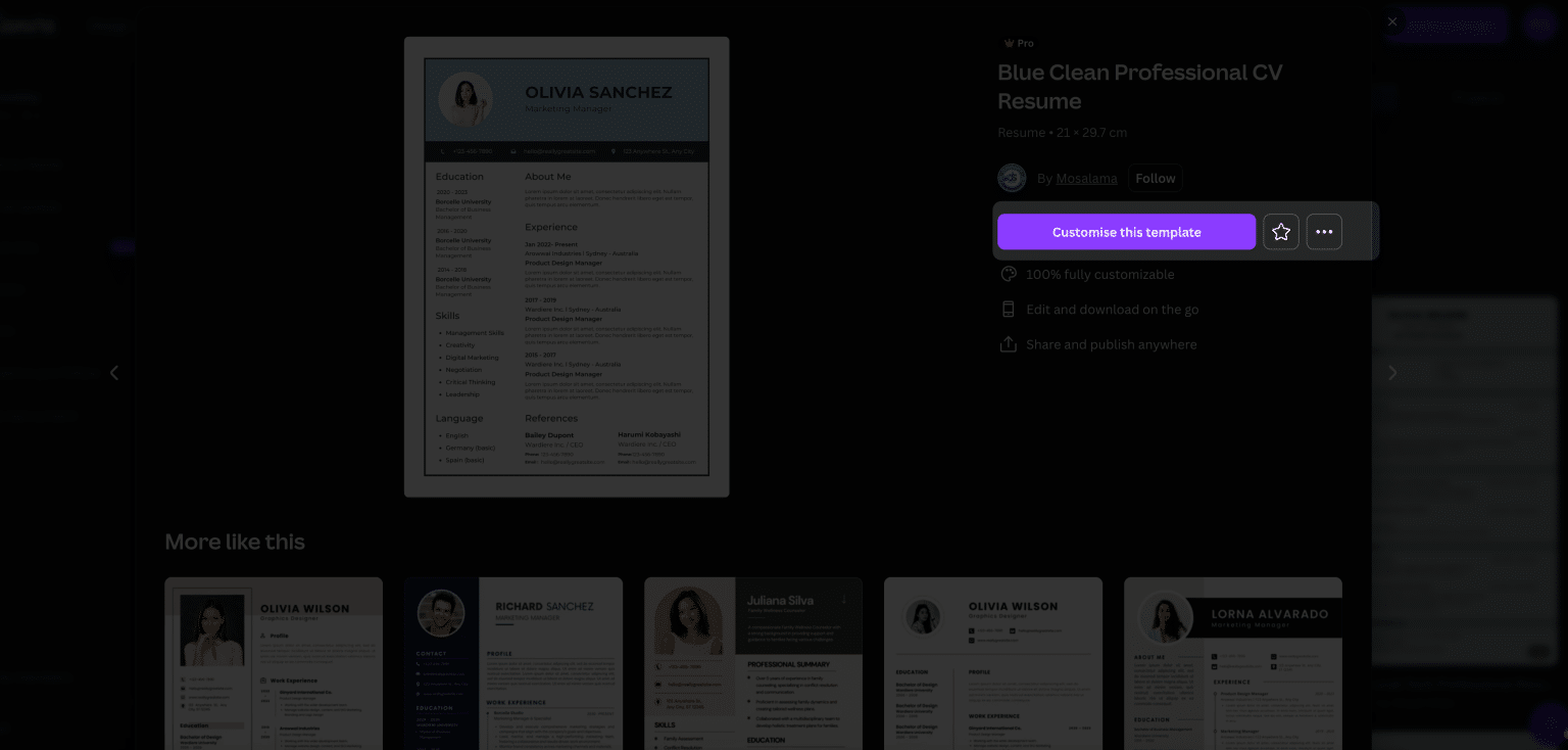 How To Create A Resume In Canva With AI (Step-by-step Guide) | Kwebby