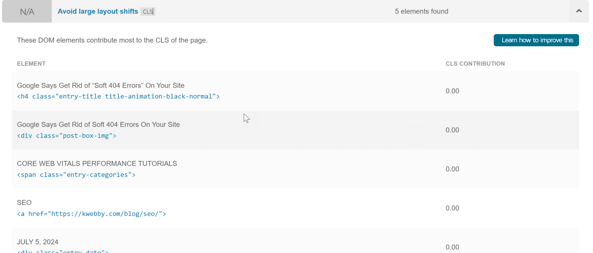 How To Avoid Large Layout Shifts (7 Methods) | Kwebby