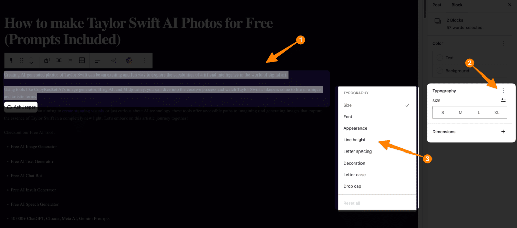 How To Change Line Spacing In Wordpress (Without Plugin) | Kwebby