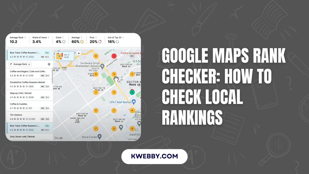 Google Maps Rank Checker: How To Check Local Rankings | Kwebby