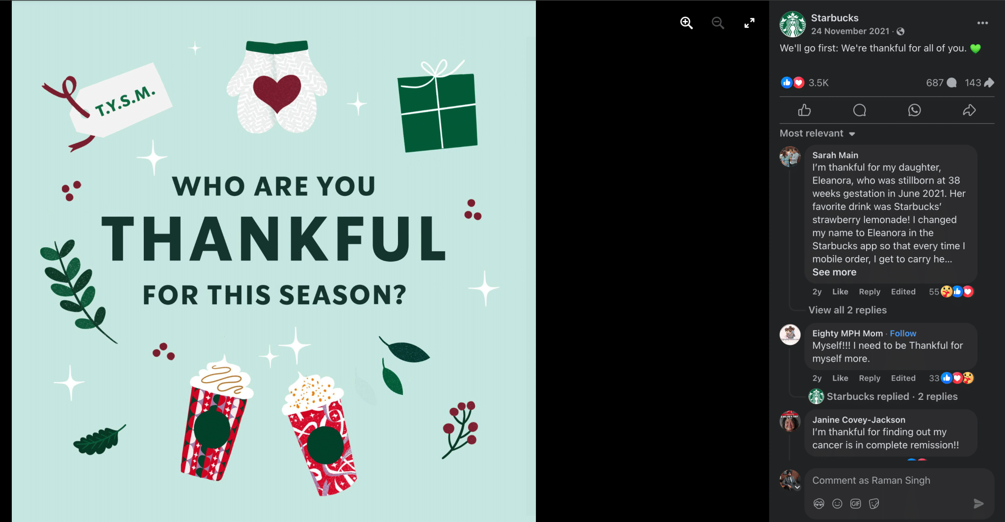 110+ Thanksgiving Facebook Post Ideas (With Examples) | Kwebby