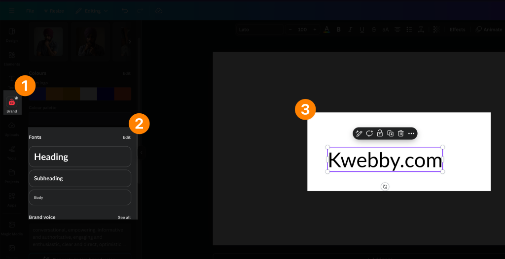 How To Make A Text Foil In Canva Using This Simple Hack! | Kwebby